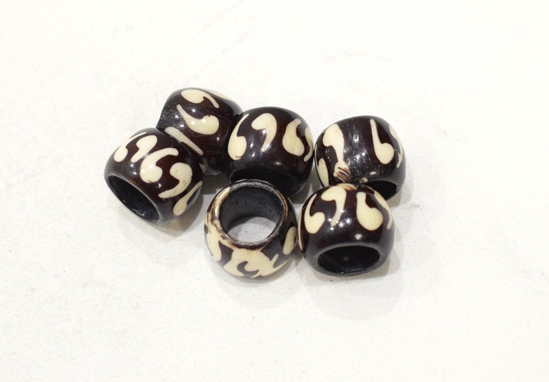Beads African Batik Bone Fat Ring Beads 20-24mm - Etsy