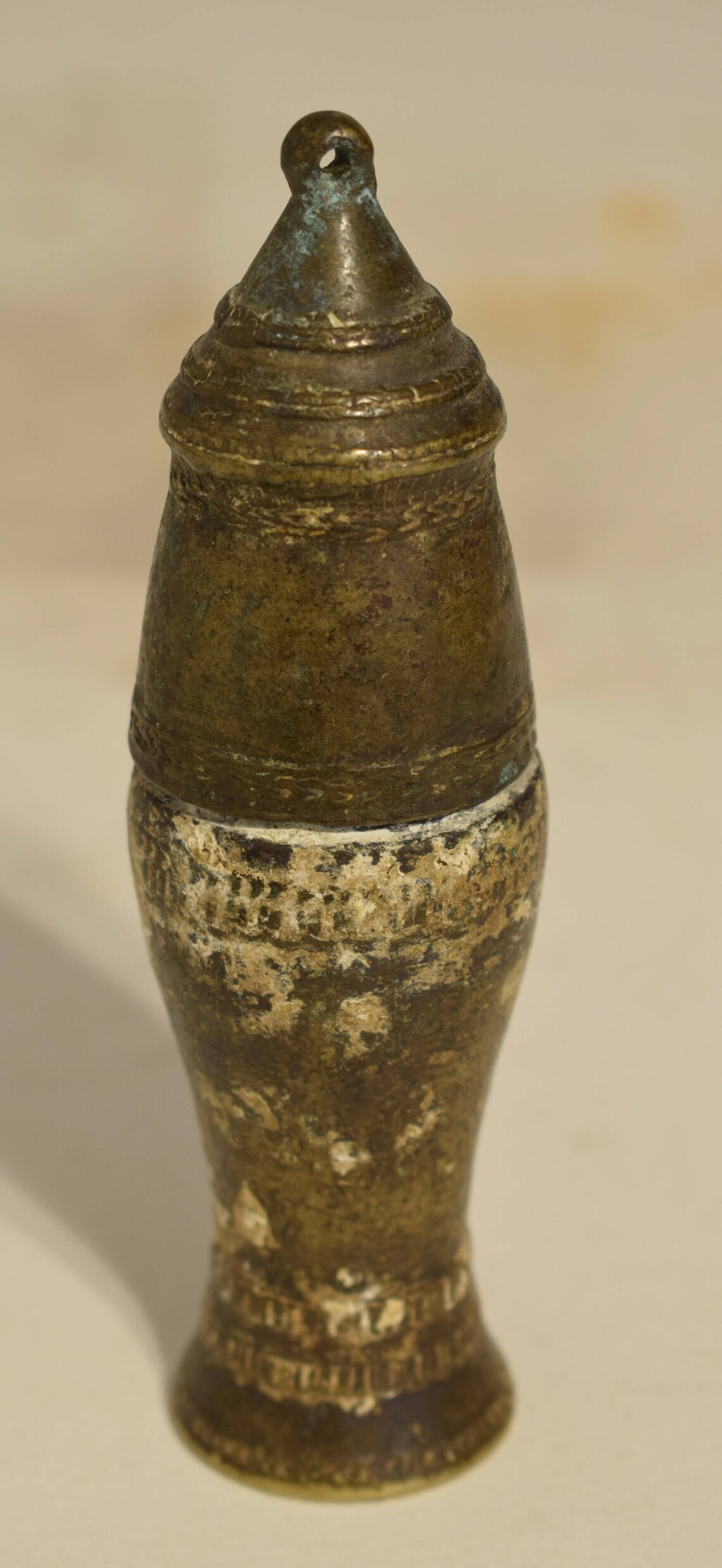 Cambodia Khmer Old Bronze Lime Container - Etsy