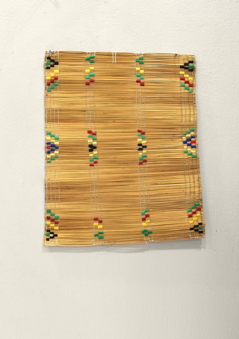 African Zulu Woven Embroidered Mats | Etsy