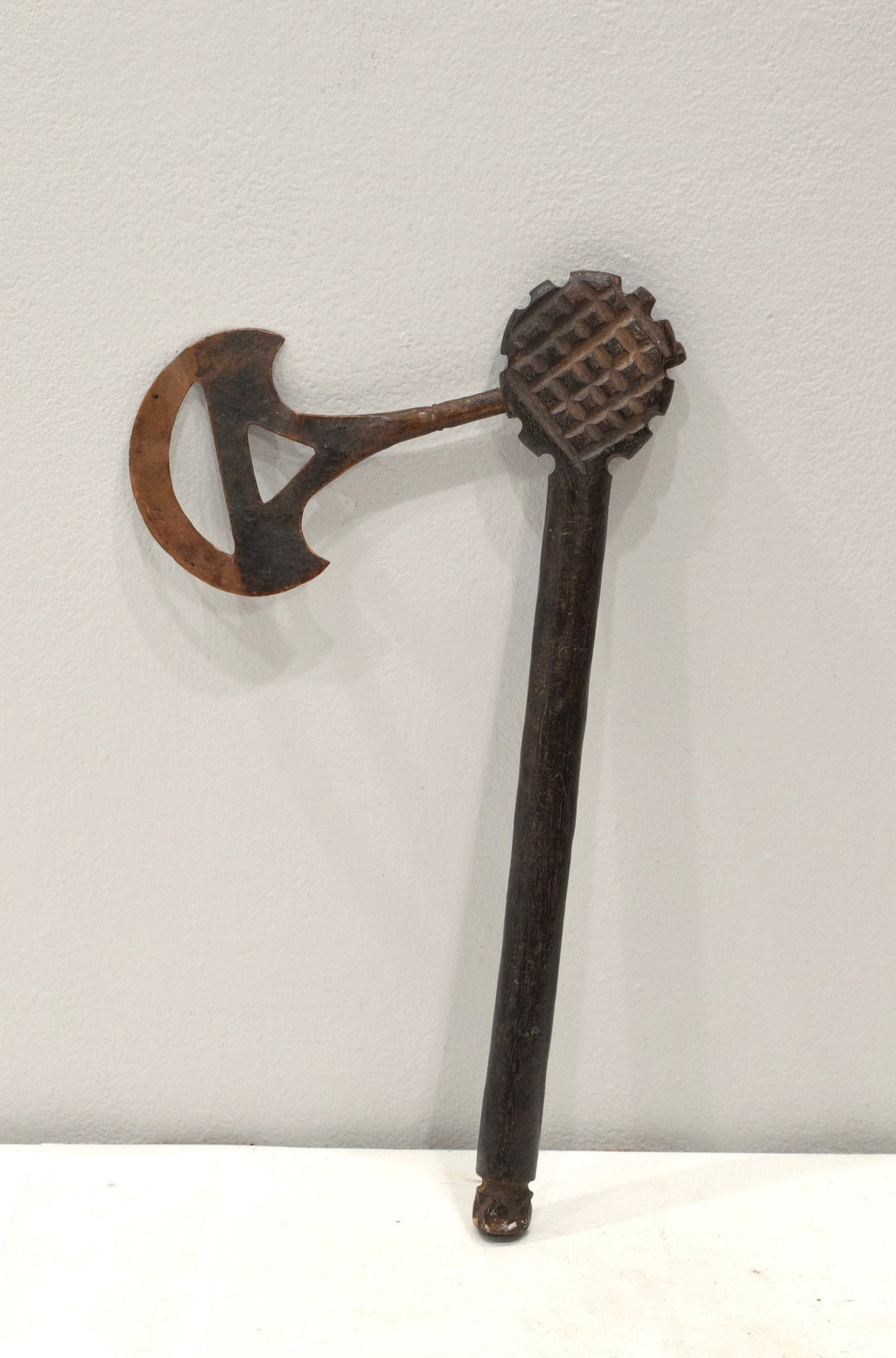 African Kuba Ceremonial Wood Axe - Etsy