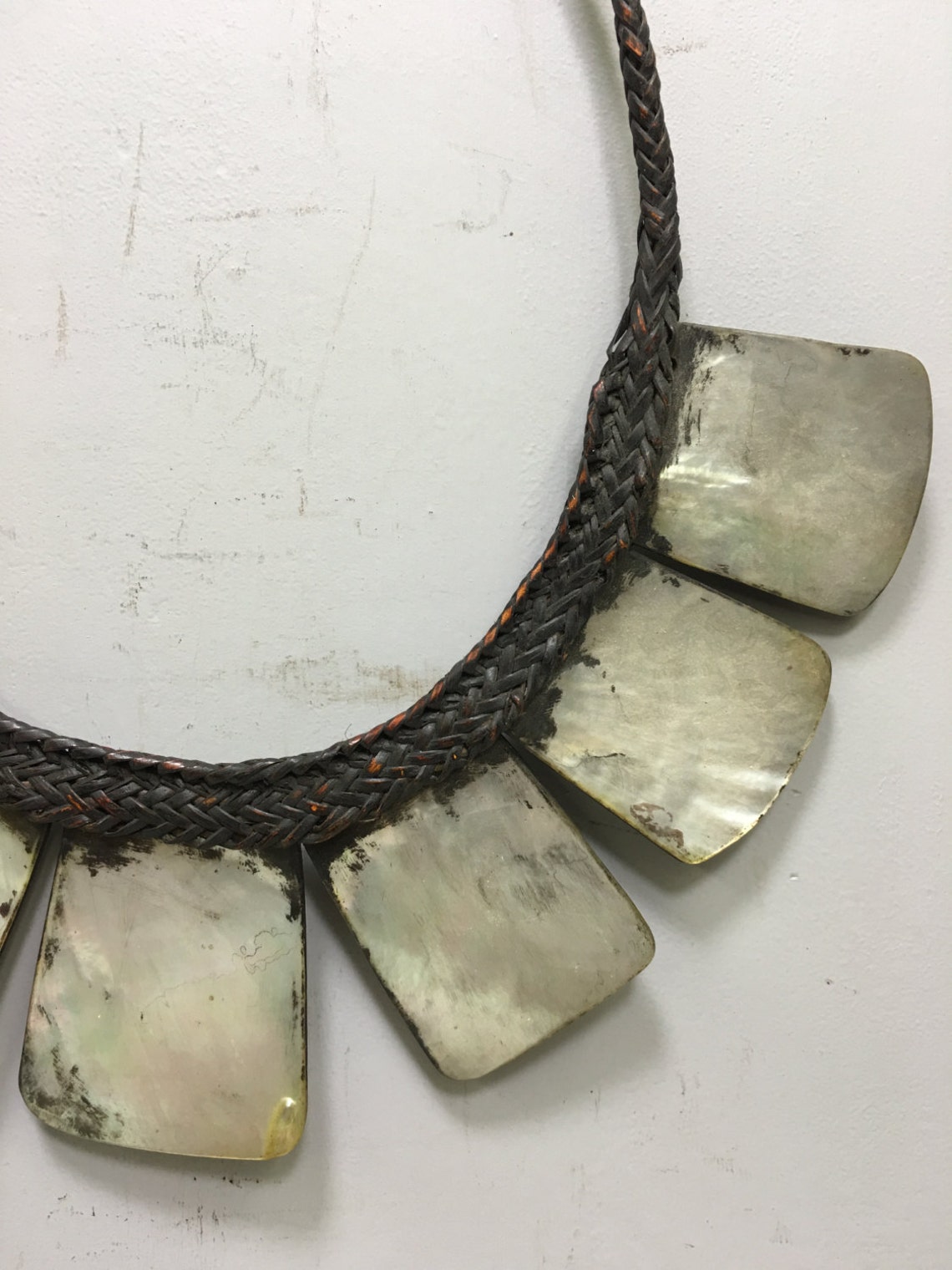 Necklace Philippine Ifugao Tribal Shell Rattan Necklace - Etsy