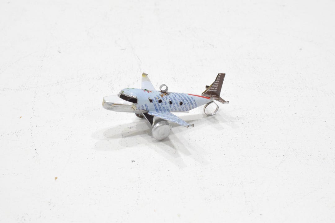 Boeing Jet Upcycled Toy Tin Jet Plane - Etsy