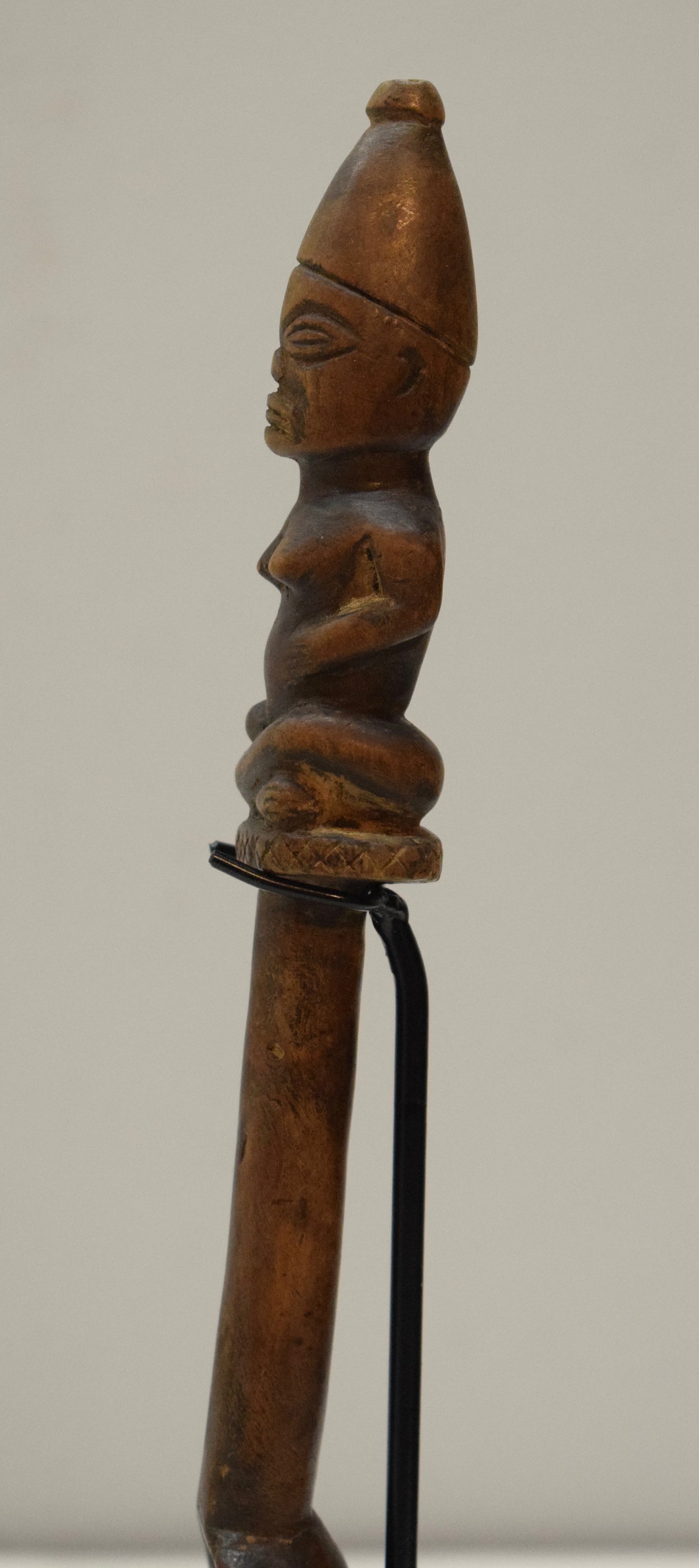 African Figure Carved Wood Spoon Bembe Tribe Congo | Etsy