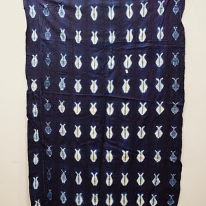 African Indigo Blue Handmade Design Ceremonial Indigo Cloth - Etsy