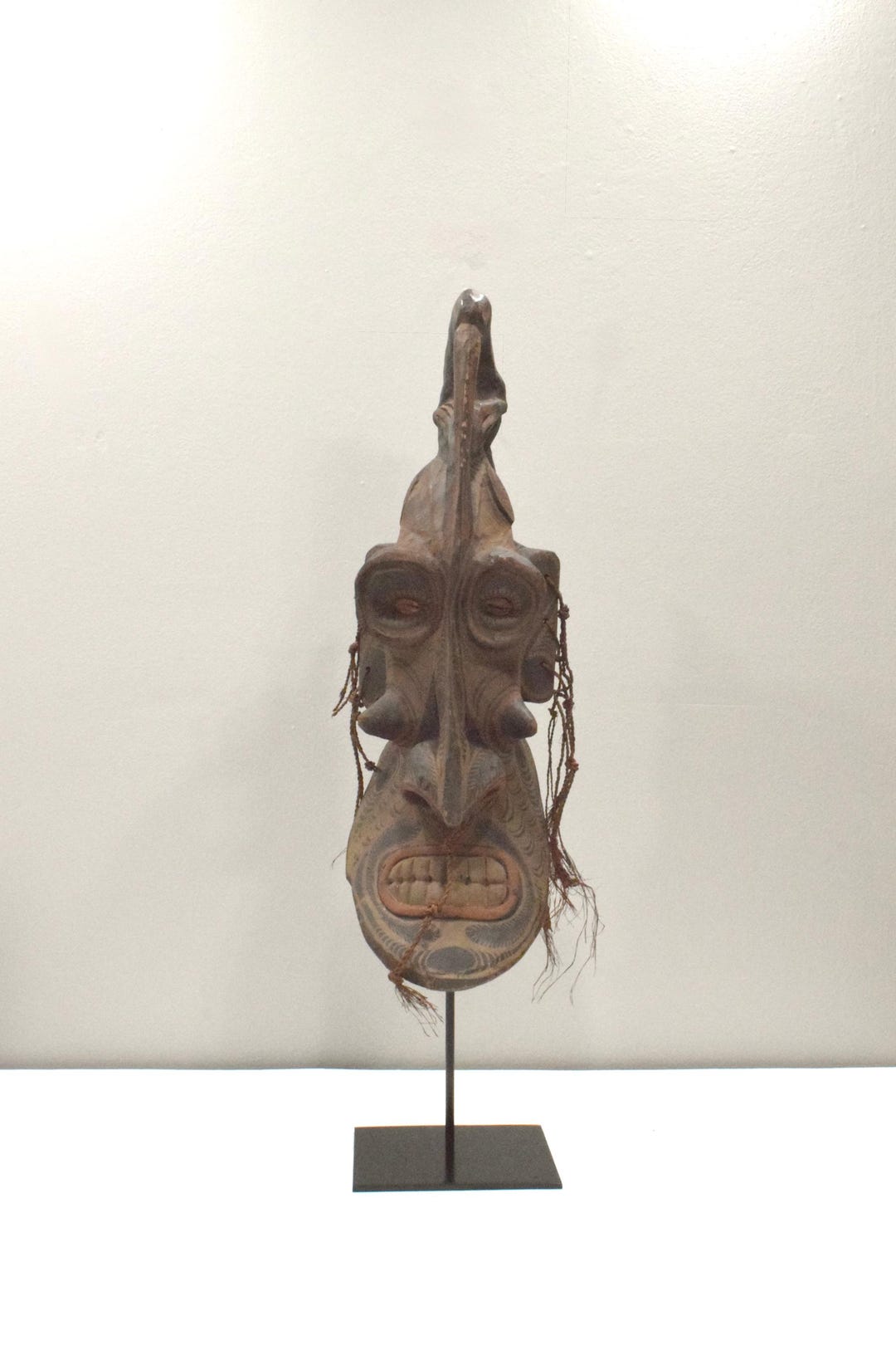 Papua New Guinea Wood Statue Kaminabit Village Crocodile Back - Etsy