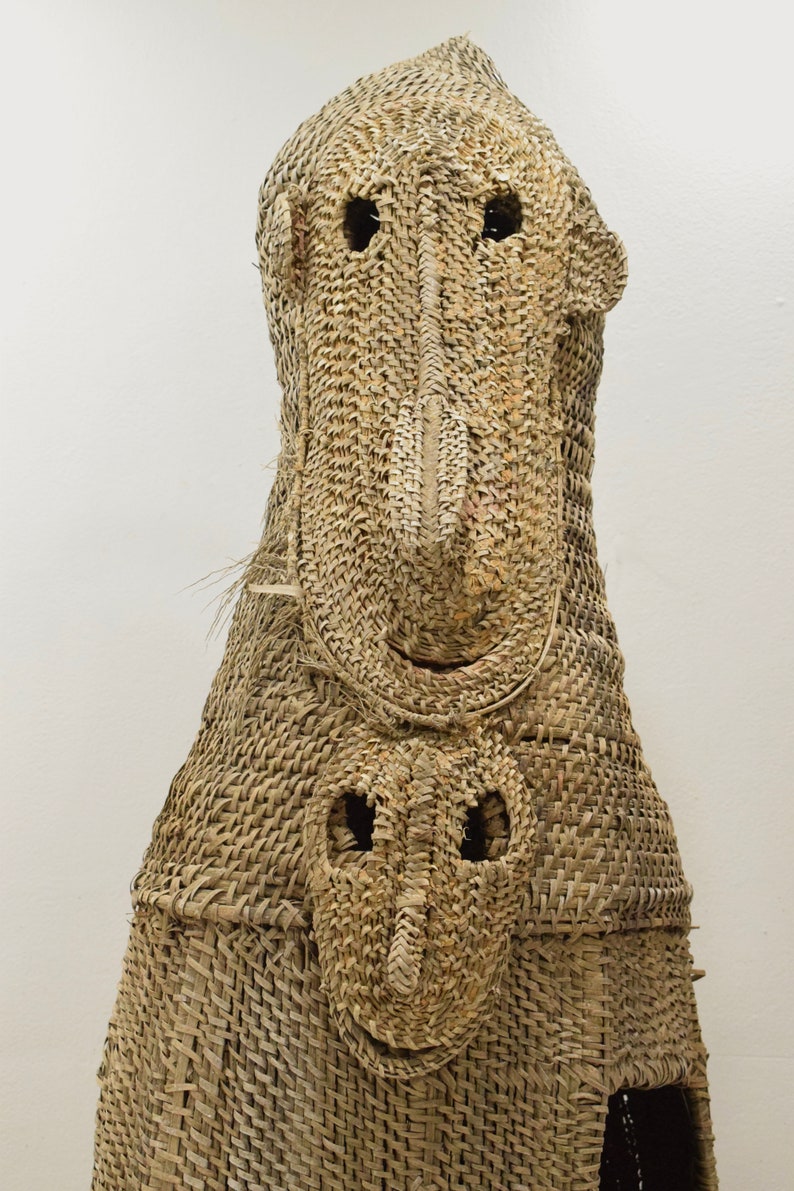 Papua New Guinea Kanganaman Tumbuan Woven Dance Mask - Etsy