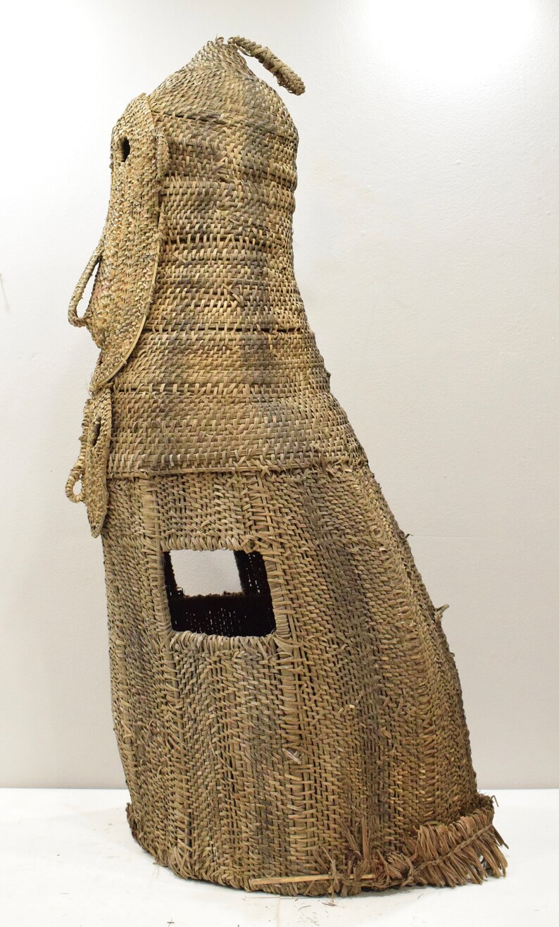 Papua New Guinea Kanganaman Tumbuan Woven Dance Mask - Etsy