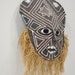 African Mask Makishi Cloth Raffia Mask Zambia - Etsy