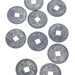 Beads Chinese I Ching Silver Good Luck Coins 24mm - Etsy