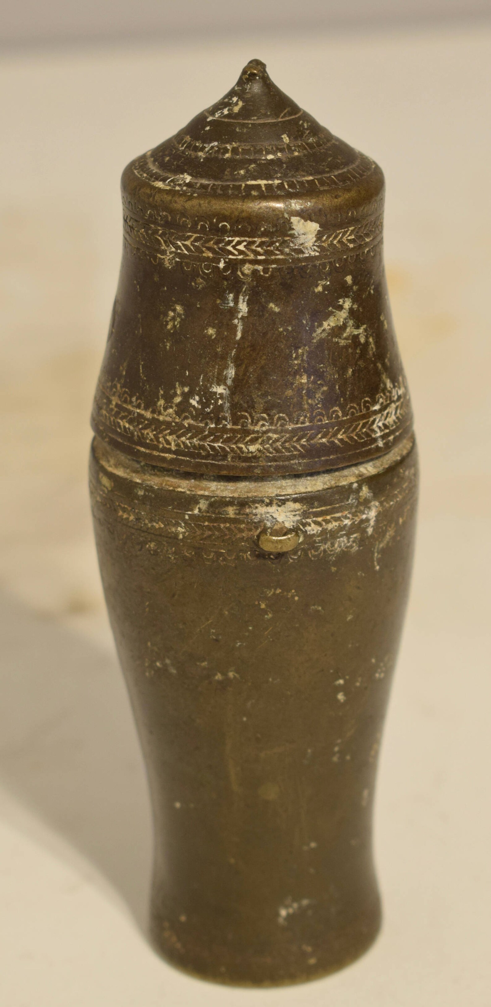 Cambodia Khmer Old Bronze Lime Container - Etsy