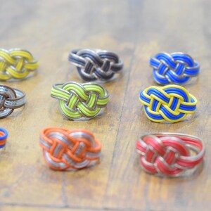 Rings African Colorful Telephone Wire Woven Rings - Etsy