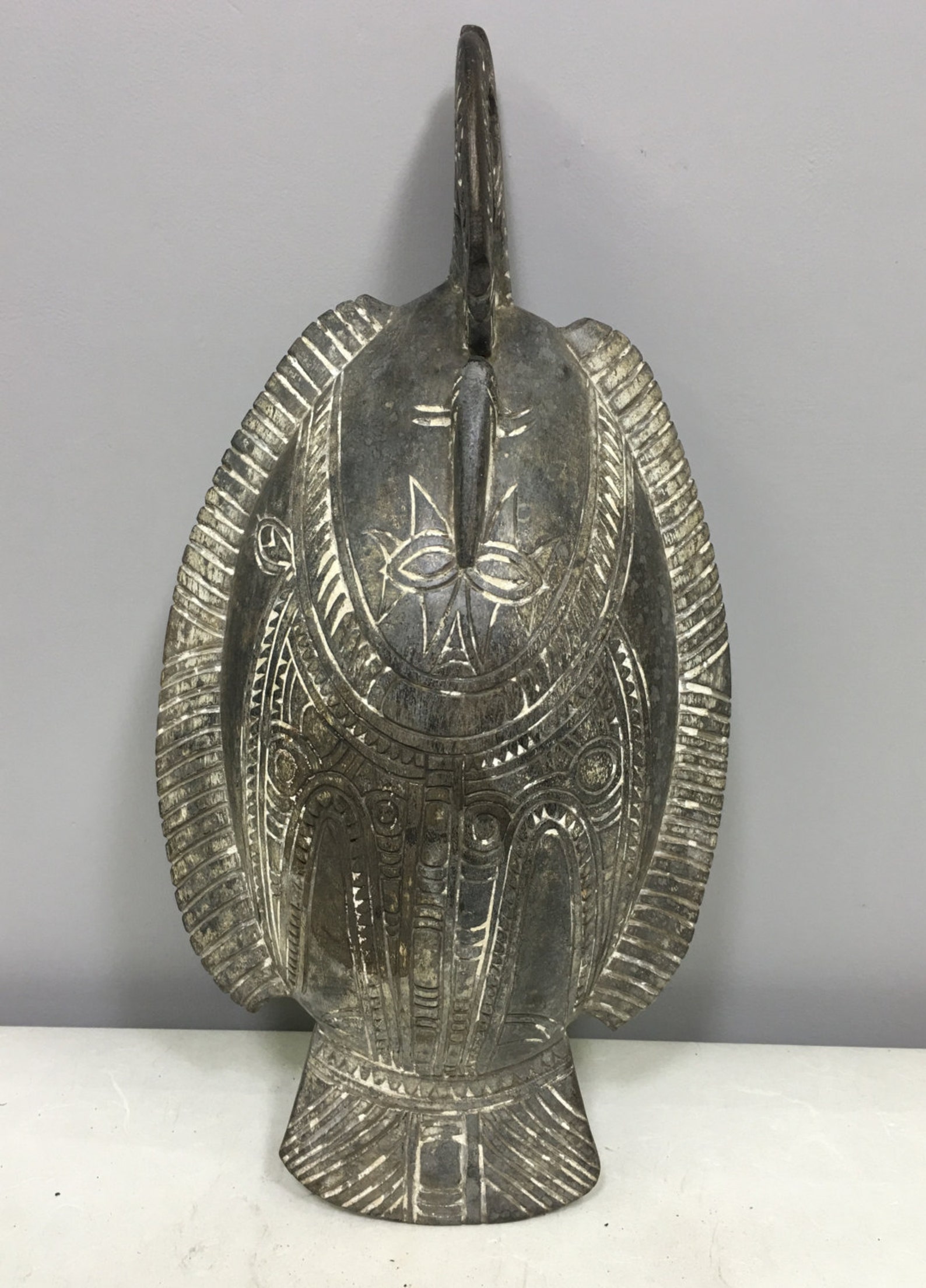 Papua New Guinea Bowl Bird Siassi Tami Island Wood Ceremonial - Etsy