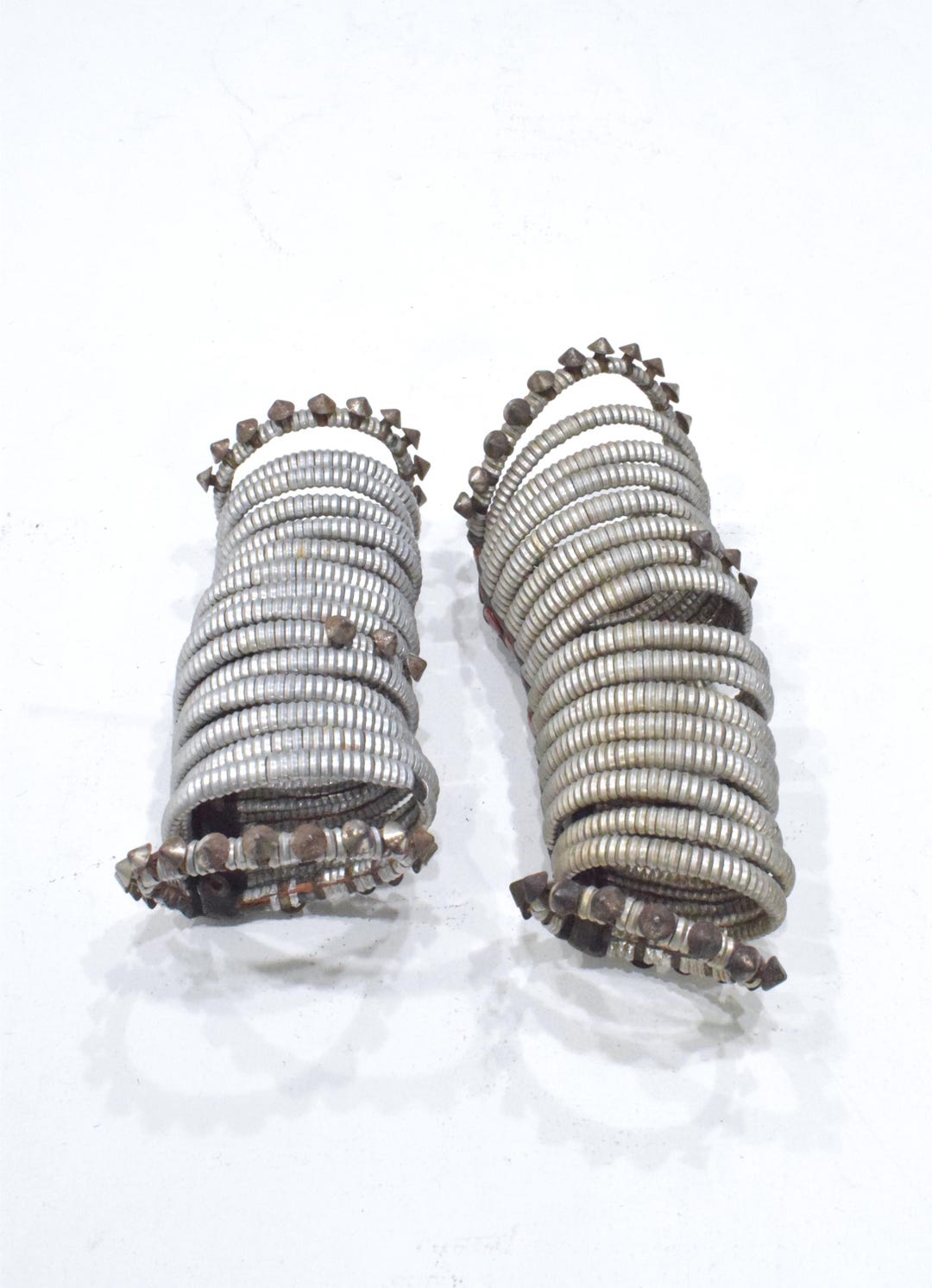 African Vintage Zulu Aluminum Gauntlet Bracelet Pair RSA - Etsy