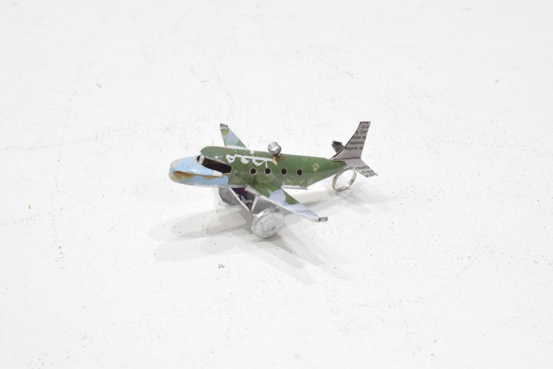 Boeing Jet Upcycled Toy Tin Jet Plane - Etsy