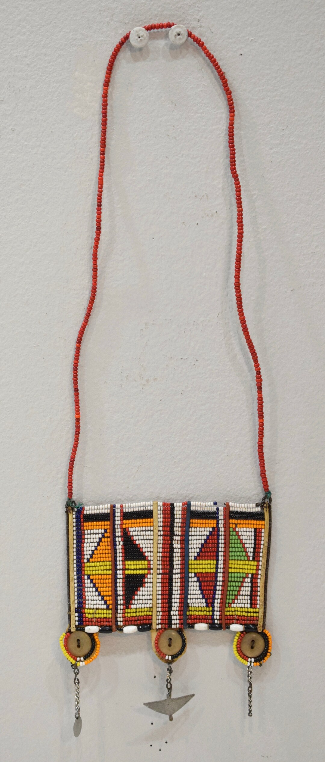 African Masai Beaded Necklace Kenya - Etsy