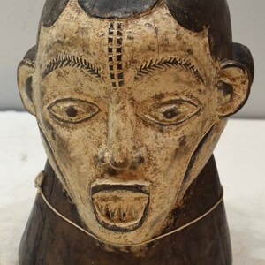 Mask African Two Face Janus Helmet Mask - Etsy