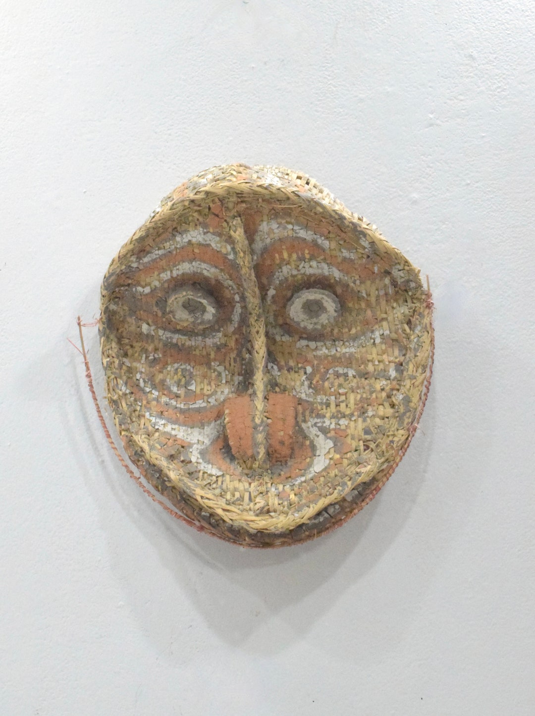 Mask Papua New Guinea Gable Woven Rattan Mask - Etsy