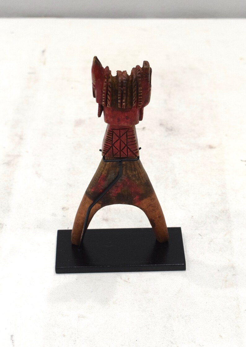 African Slingshot Baule Tribe Carved Wood Figure Ivory Coast - Etsy