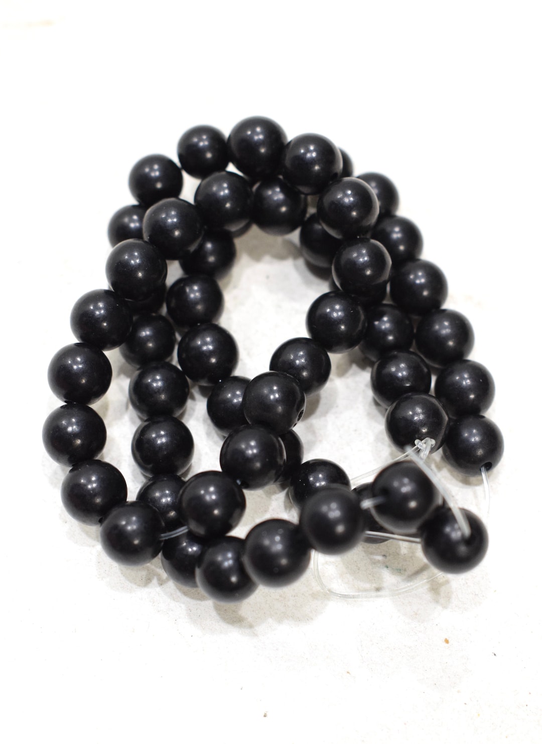 Beads Philippine Black Resin Beads 8mm - Etsy