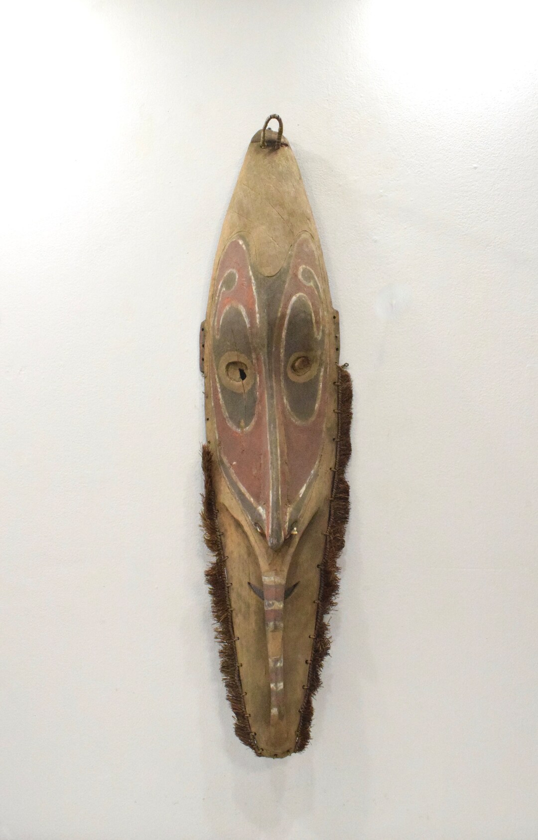 Mask Papua New Guinea Mei Wood Raffiatribal Mask - Etsy