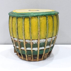 Indonesian Handmade Wood Ceremonial Drum Lombok - Etsy