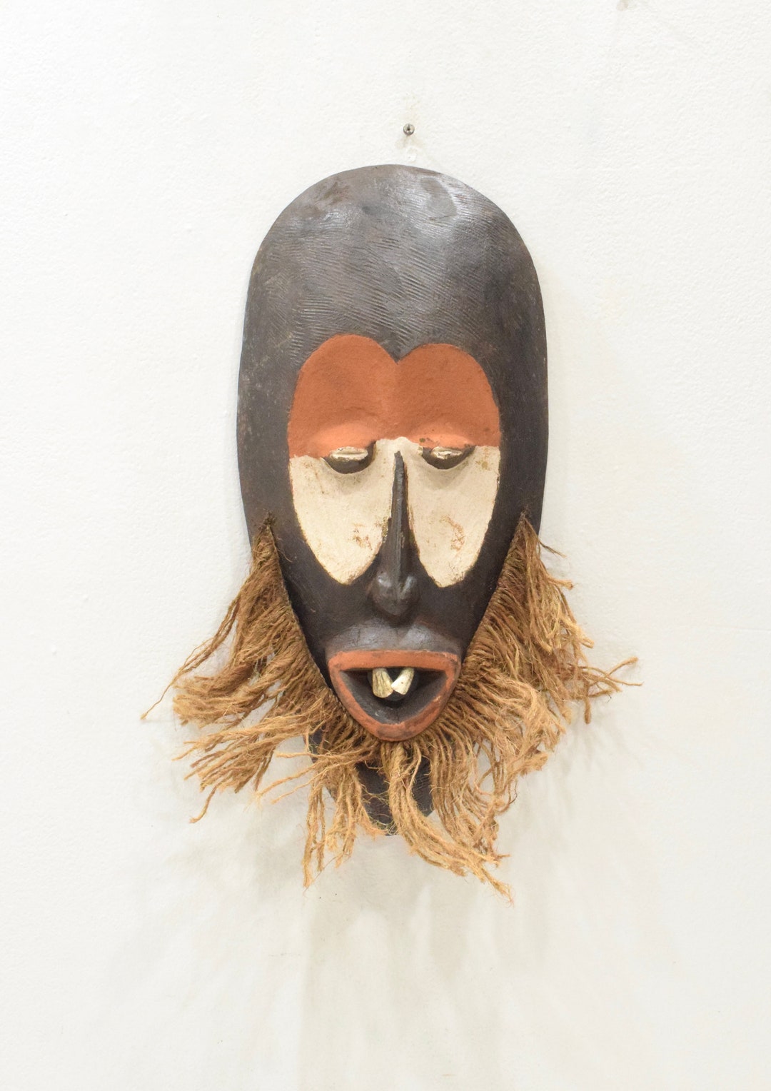 African Mask Malindi Warega Zaire Cows Teeth Malindi Mask - Etsy