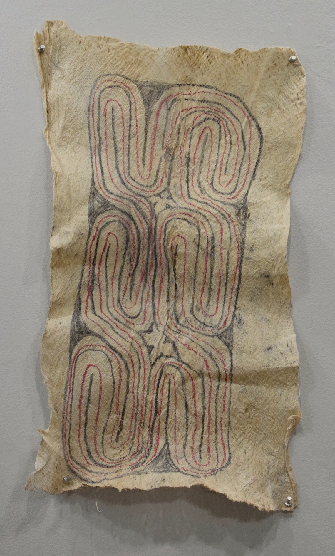 Papua New Guinea Barkcloth Ceremonial Baining Tapa Cloth - Etsy