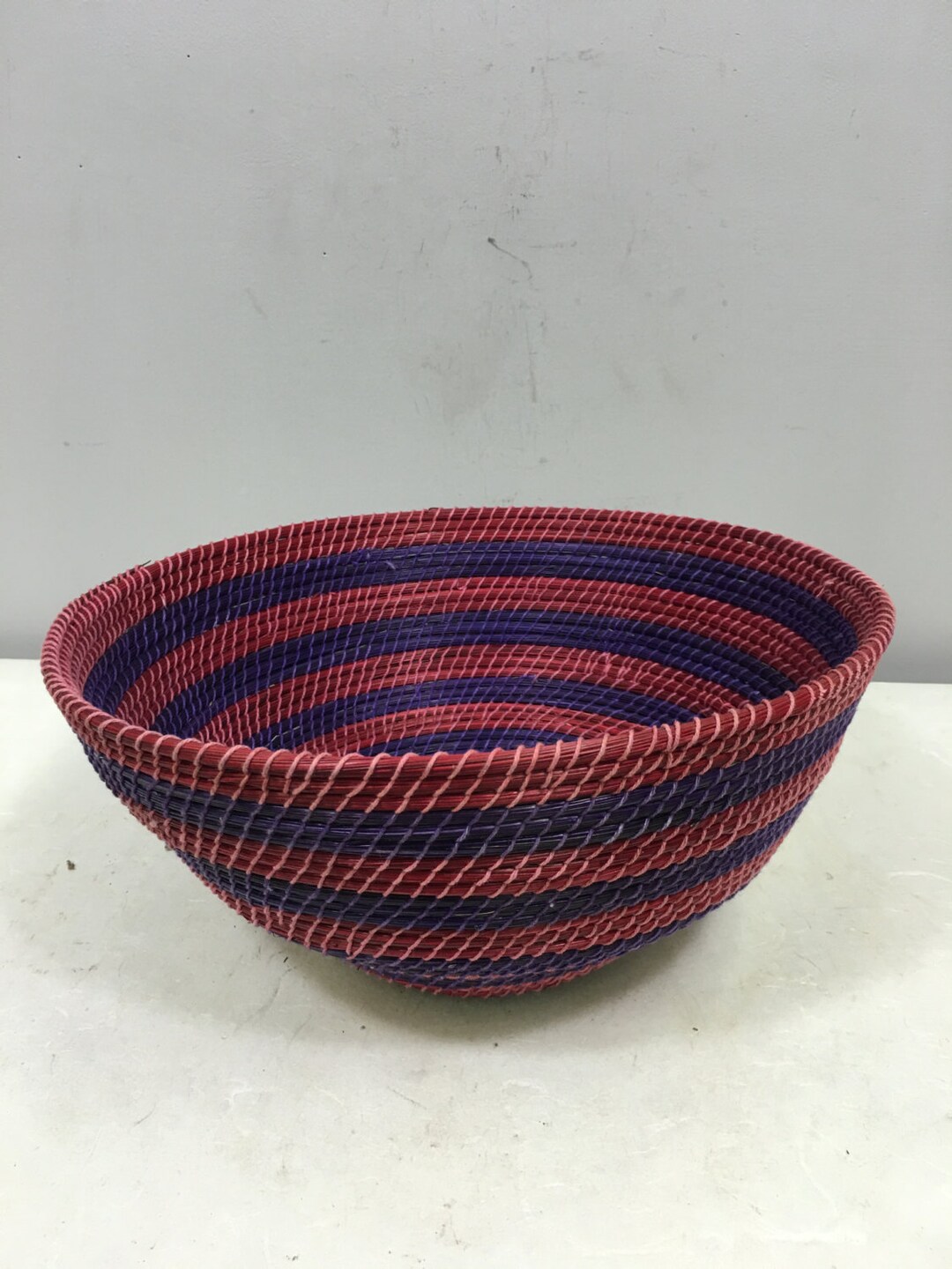 Basket African Lesotho Tribe Colored Woven Basket South Africa - Etsy