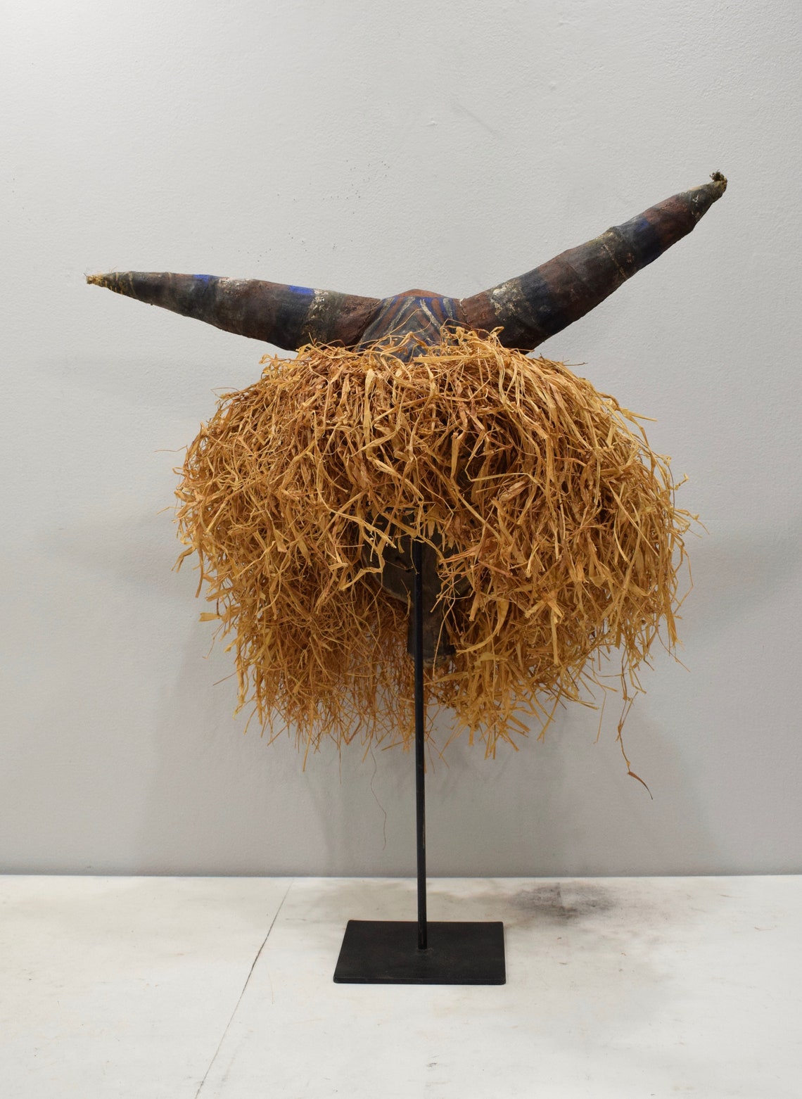 African Mask Yaka Tribe Congo Initiation Ceremonial Mask | Etsy