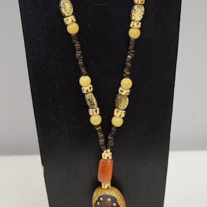 Necklace African Doum Palm Nut Tree Seed Necklace - Etsy