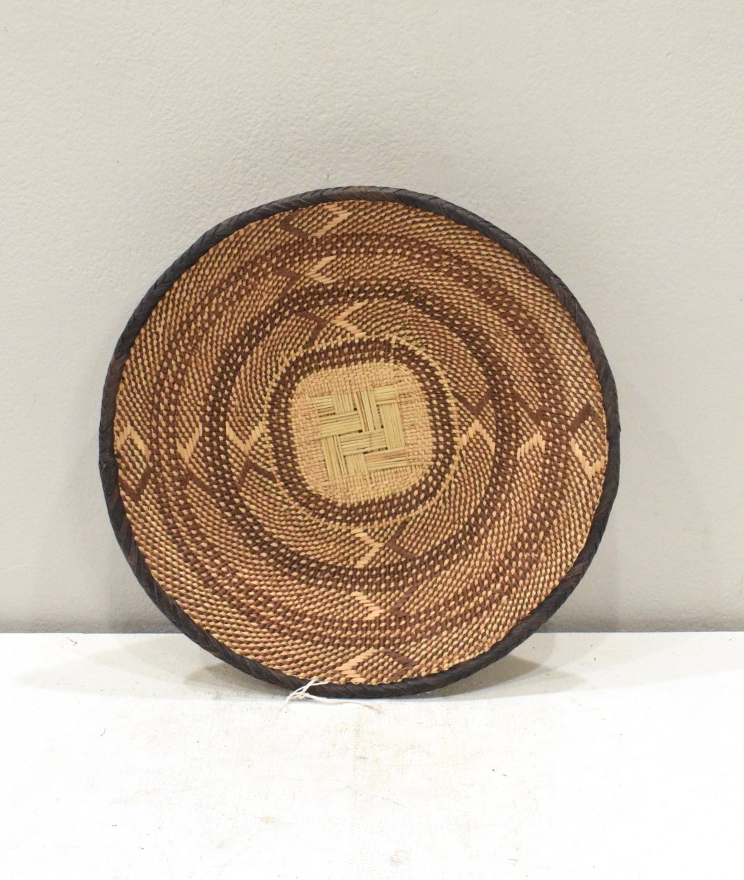 African Tonga Grass Woven Basket Zimbabwe - Etsy