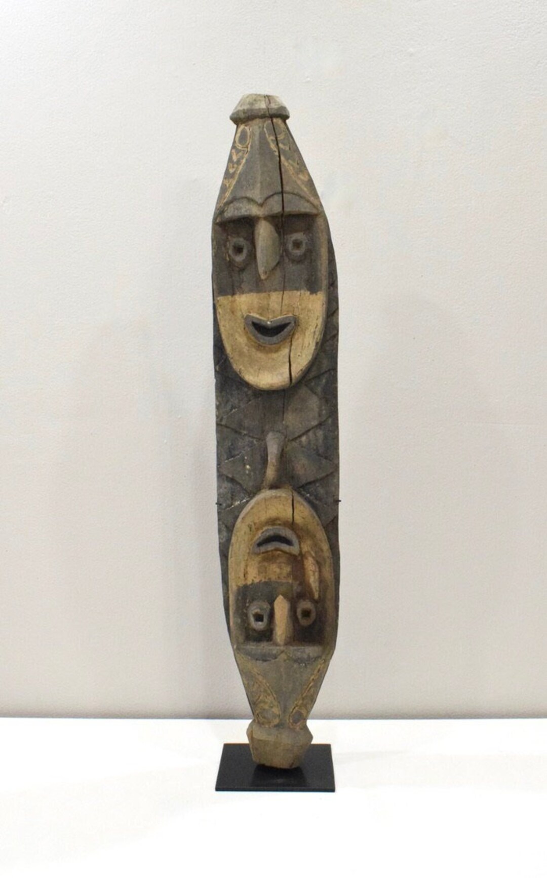 Papua New Guinea Double Face Yina Statue Kaskuk Area - Etsy