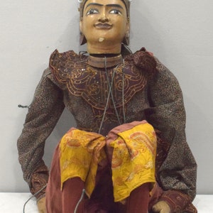 Burmese Puppet Folk Art Puppet Life Size Marionettes Wood Festivals ...