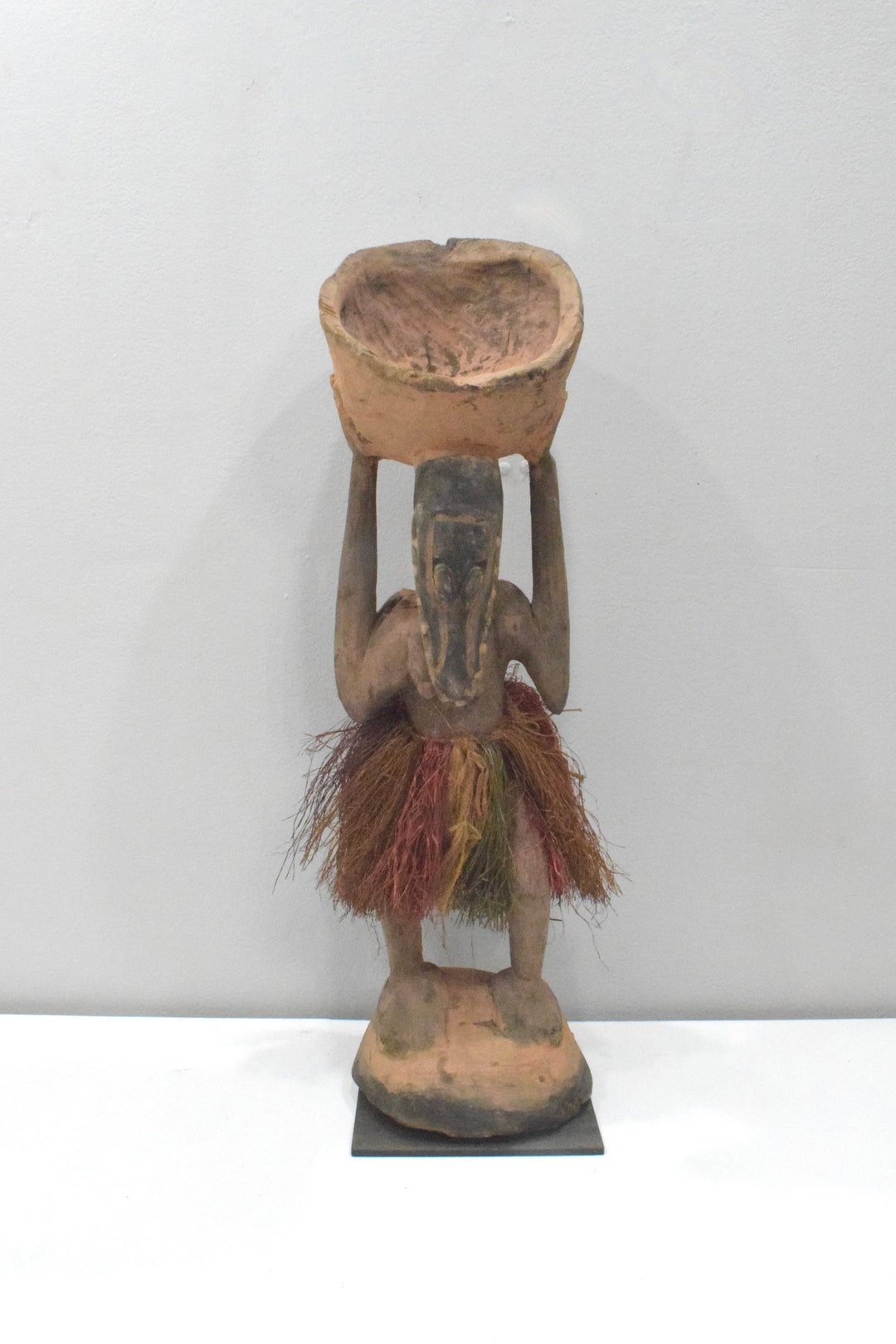 Papua New Guinea Statue Human Animal Croc Figure Latmul Tribe - Etsy