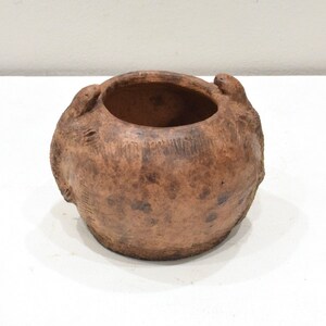 African Brown Lizard Clay Storage Pot Kenya - Etsy