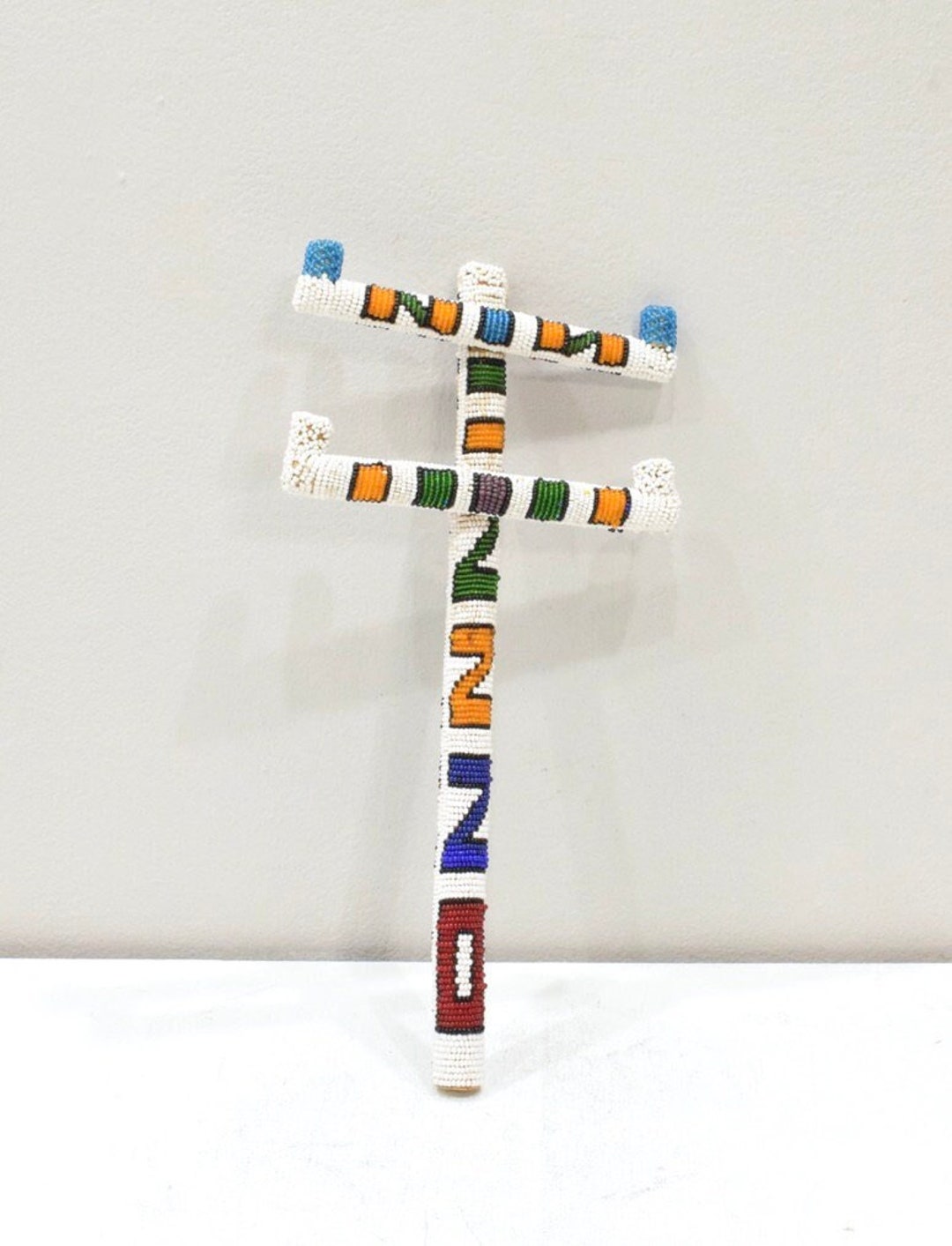 African Ndebele Beaded Dance Stick South Africa - Etsy