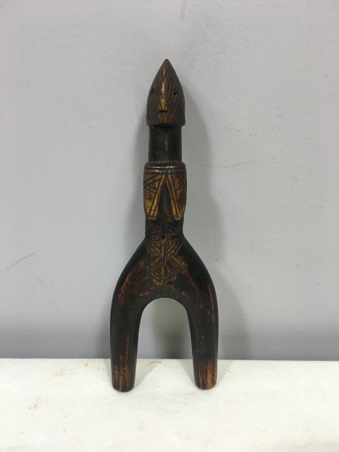 African Slingshot Carved Wood Female Burkina Faso - Etsy
