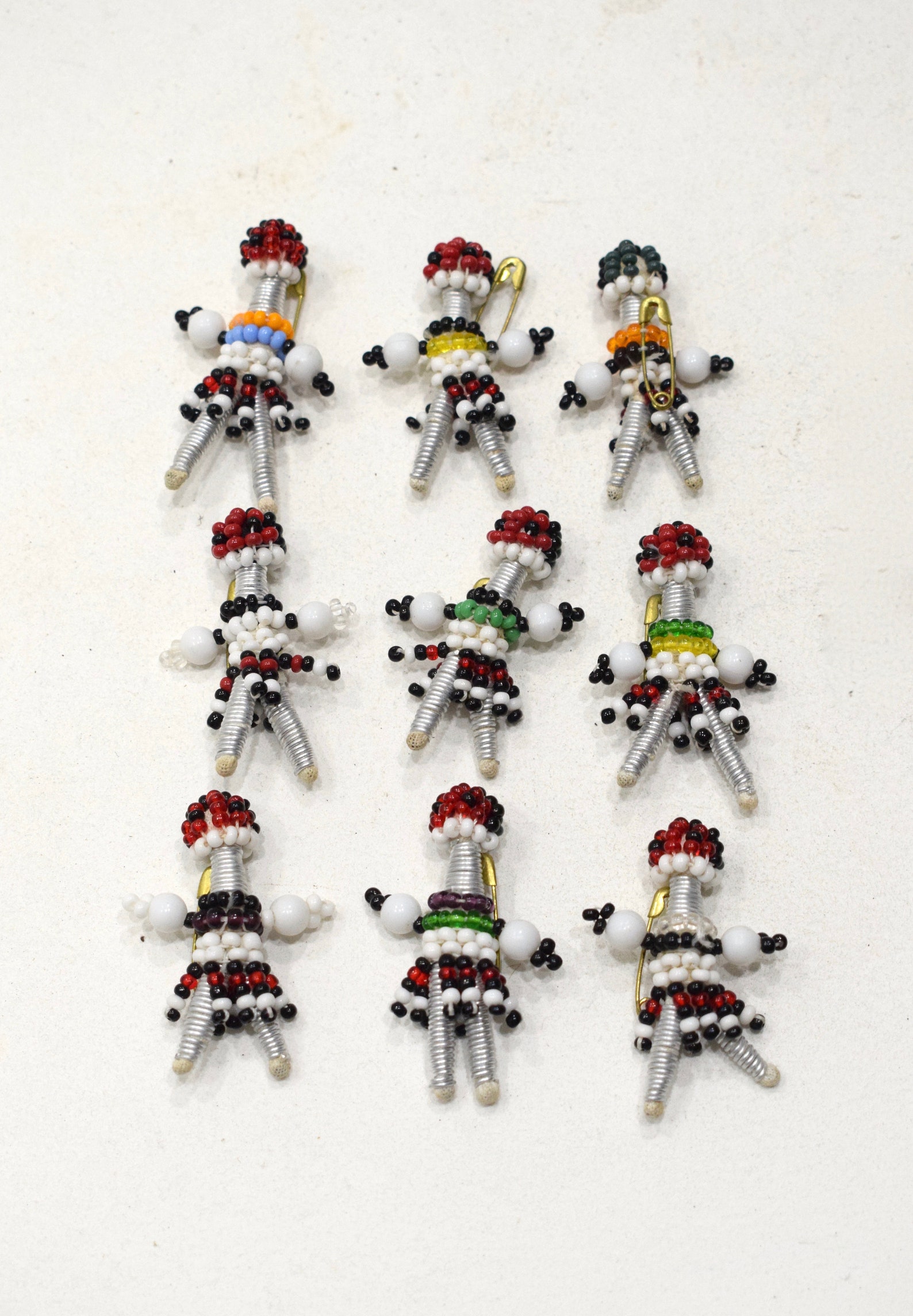 African Beaded Doll Pins Republic of South Africa - Etsy