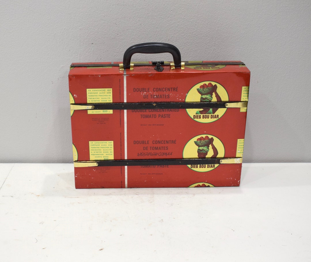 African Recycled Tin Can Briefcase Senegal - Etsy