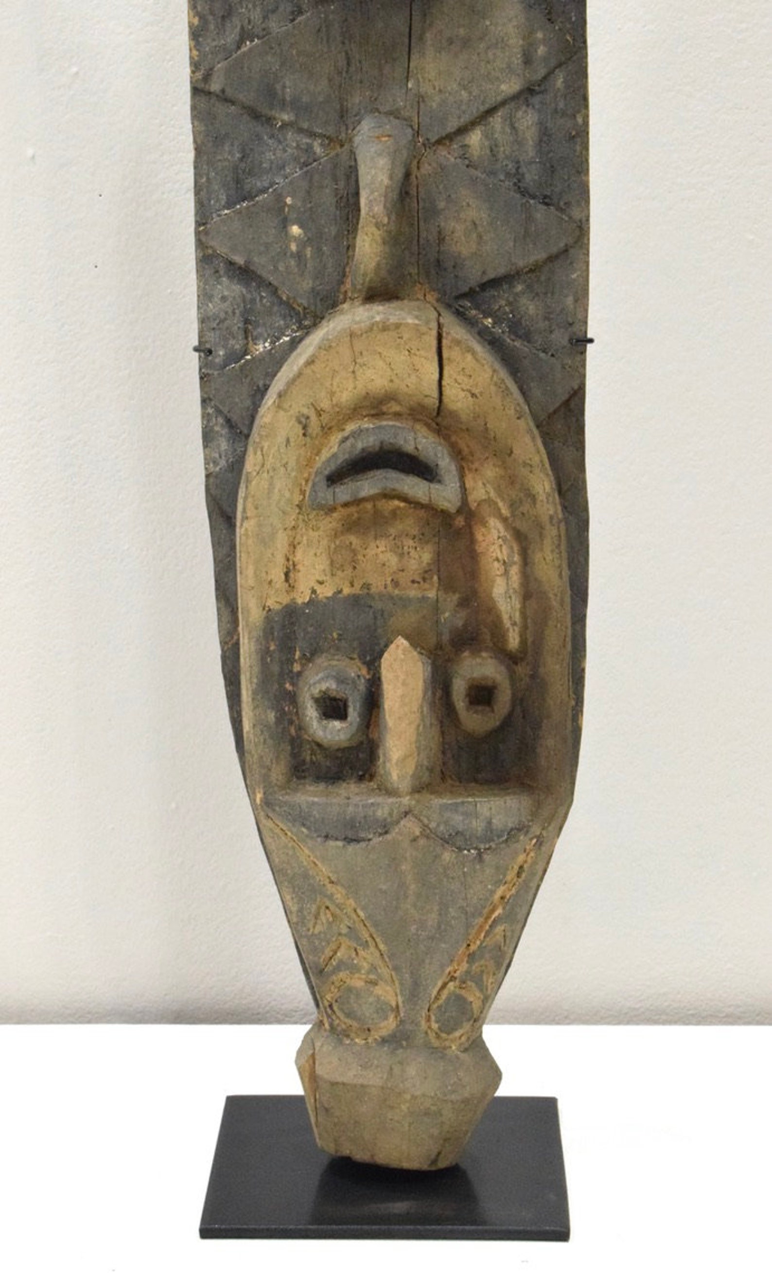 Papua New Guinea Double Face Yina Statue Kaskuk Area - Etsy