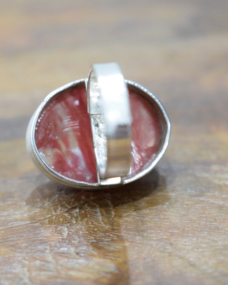 Ring Sterling Silver Cherry Quartz Stone Ring - Etsy