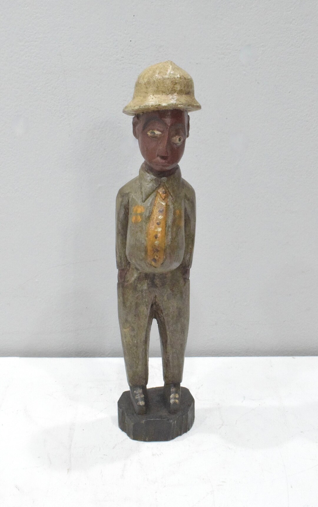 African Statue Colonial Figure West Africa - Etsy