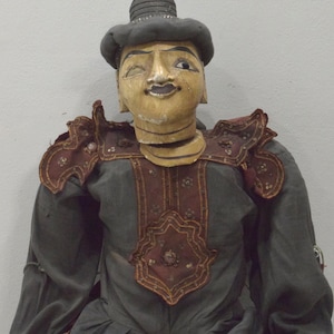 Burmese Puppet Folk Art Puppet Life Size Marionettes Wood Festivals ...