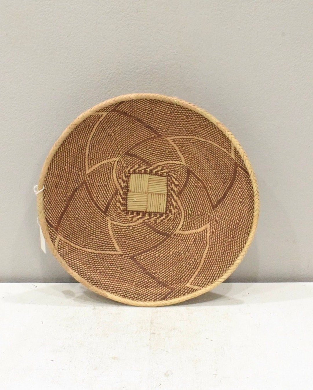 African Tonga Grass Woven Basket Zimbabwe - Etsy