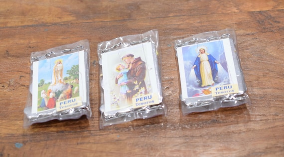 Christian Good Luck Packets with Saints Seeds Brooms | Etsy