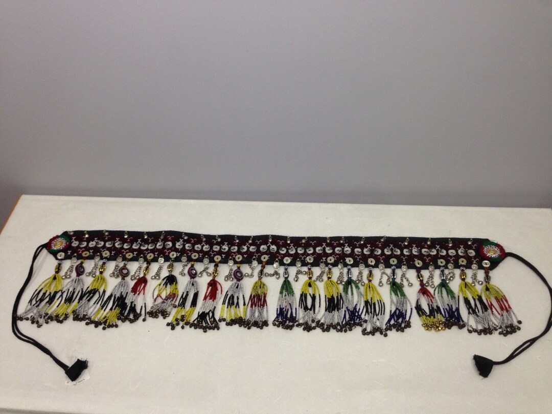 Belt Dance Middle Eastern Ornate Belt Handmade Beaded Woven Dance Belt ...