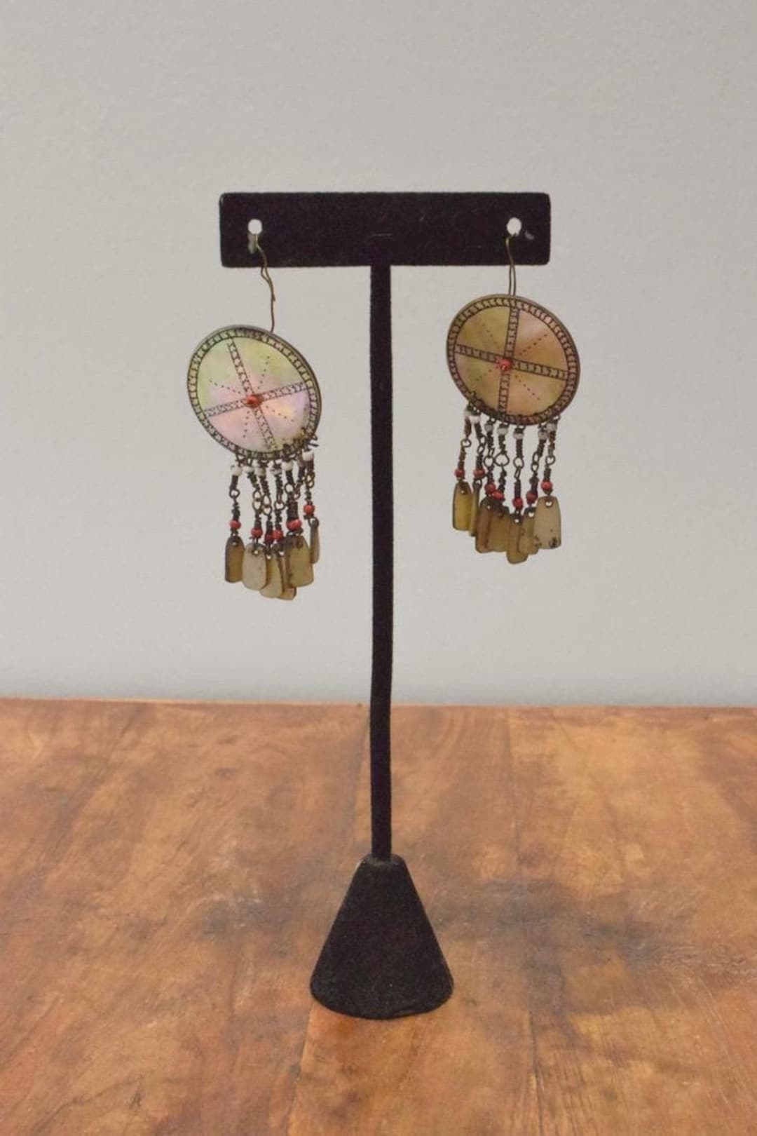 Philippine Ifugao Ilongot Mother of Pearl Earrings - Etsy