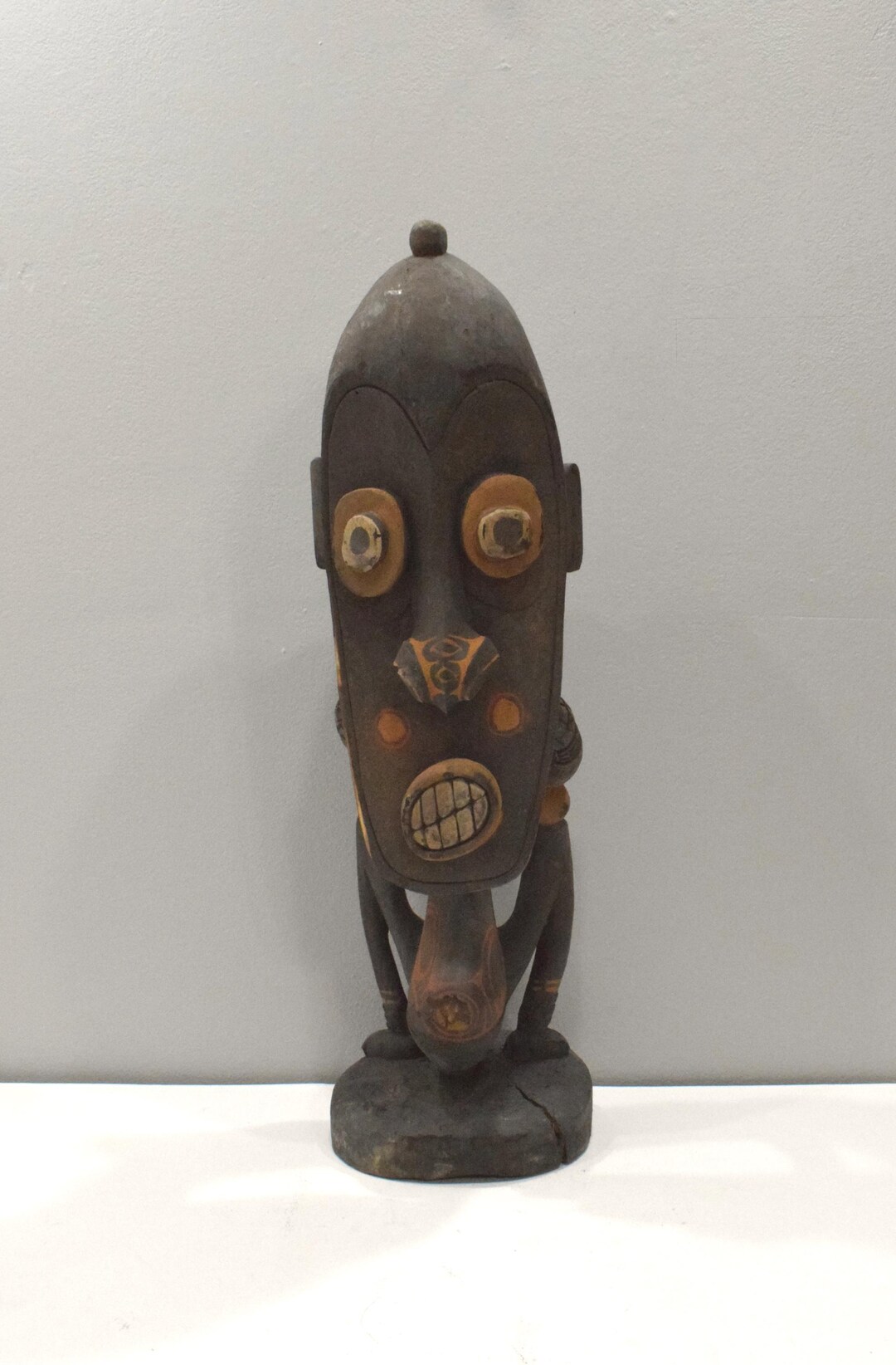 Papua New Guinea Statue Human Animal Figure Sepik River Region - Etsy