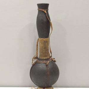 African Jug Wood Leather Turkana Tribe Milk Container Kenya - Etsy
