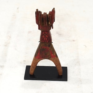 African Slingshot Baule Tribe Carved Wood Figure Ivory Coast - Etsy